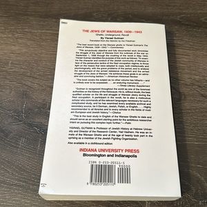 Other | The Jews Of Warsaw 19391943 Ghetto Underground Revolt By ...